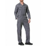 Toptie Men's Action Back Coverall with Zipper Pockets, Mechanic Uniform ...
