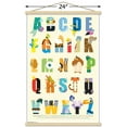 Disney Characters as the Alphabet Wall Poster with Magnetic Frame, 22. ...