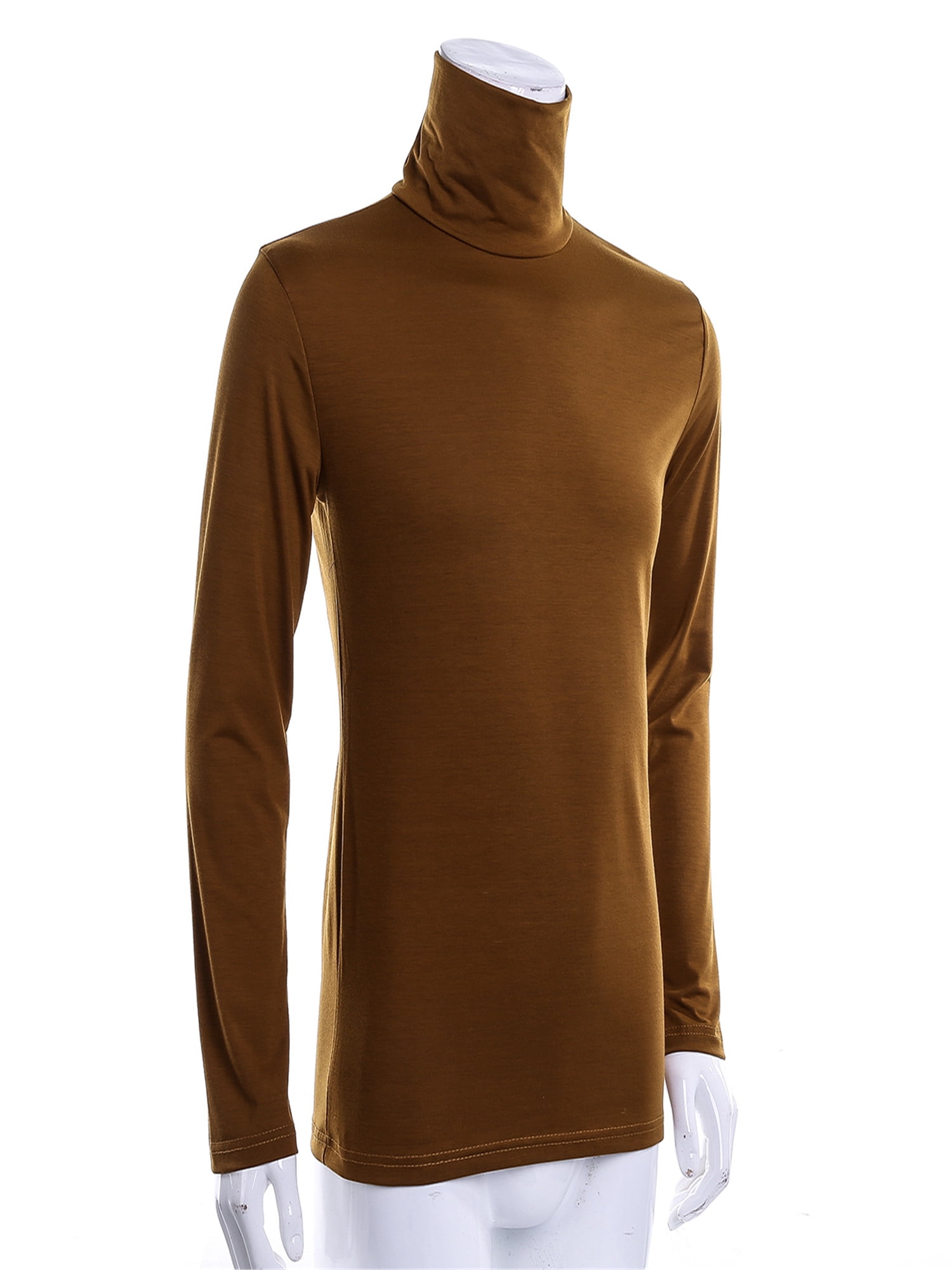 Buy FINELOOK Mens Thermal Cotton Turtle Neck Skivvy Turtleneck Sweater ...