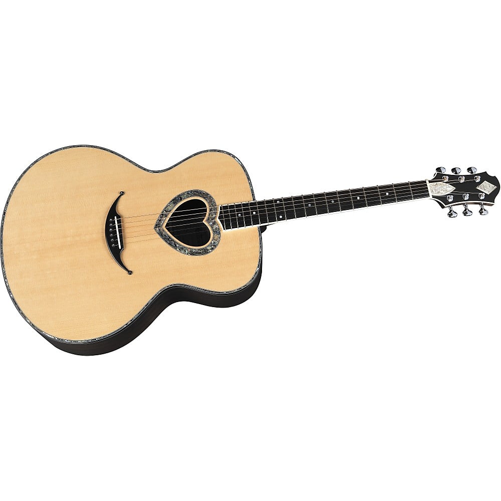 Heart Shaped Acoustic Guitar