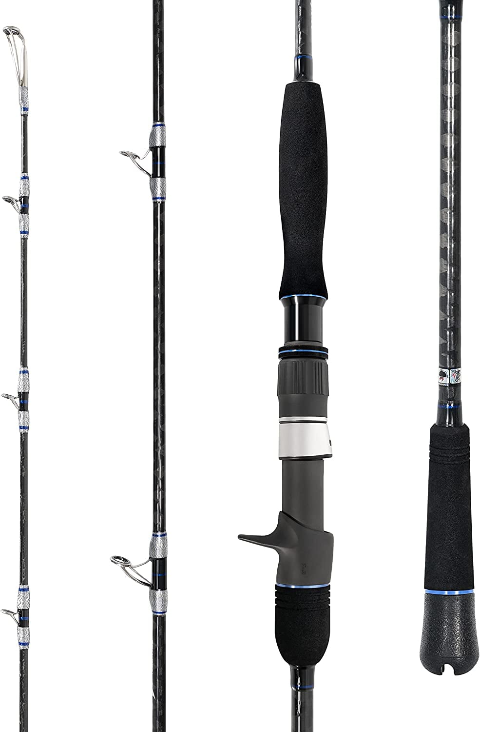 BLUEWING Casting Rods Fishing Rod 1 Piece Fishing Pole with SIC K ...