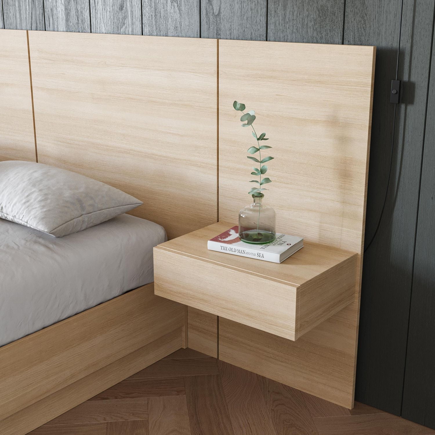 Click here for Nexera Milano Floating Nightstand Extension Panel prices