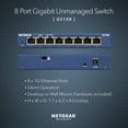 NETGEAR 8-Port Gigabit Ethernet Unmanaged Switch, GS108 - Walmart.com