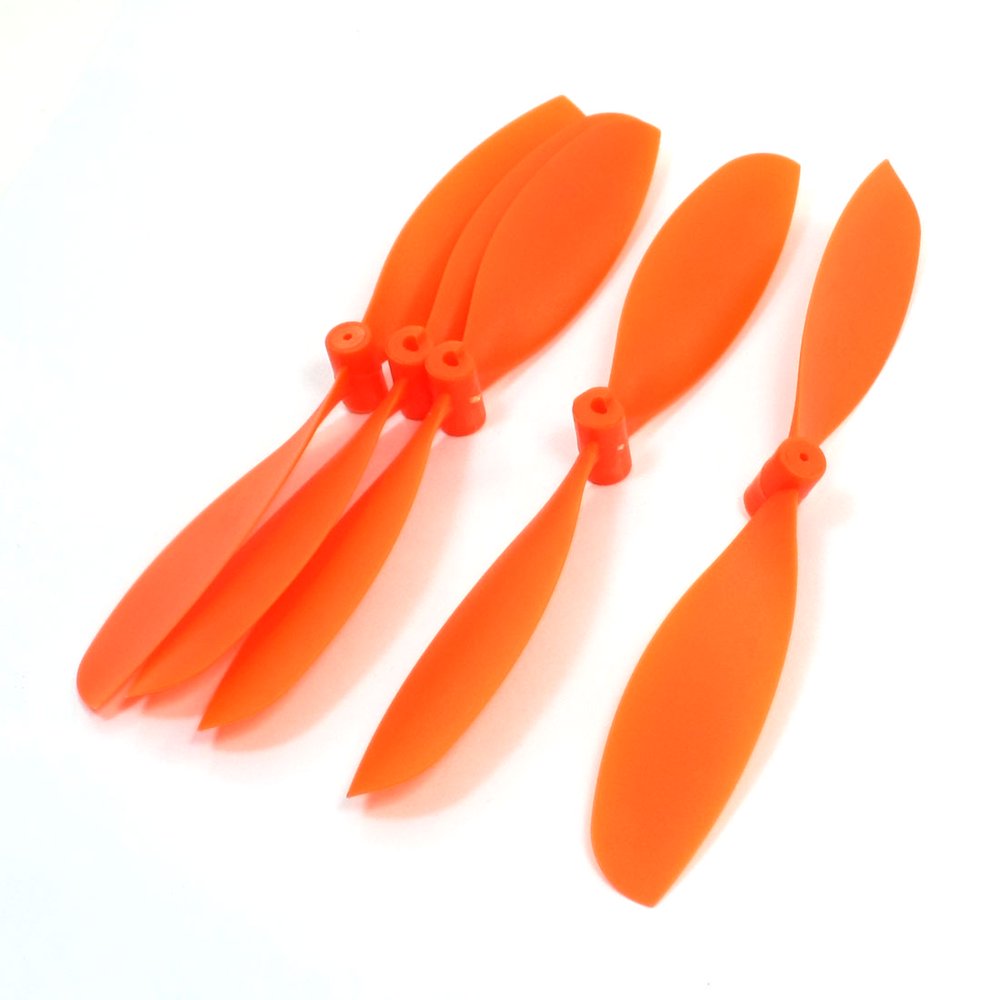 Unique Bargains 5pcs Orange Plastic 2 6" DIY Propellers for RC ...