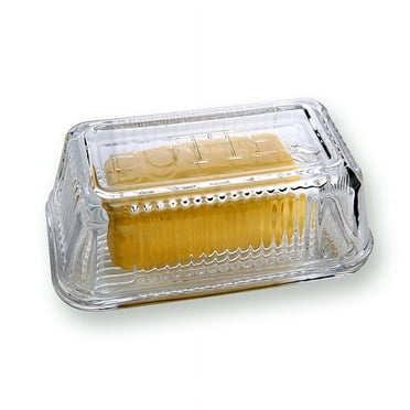 Norpro Covered Stick Porcelain Butter Dish with Lid - Walmart.com
