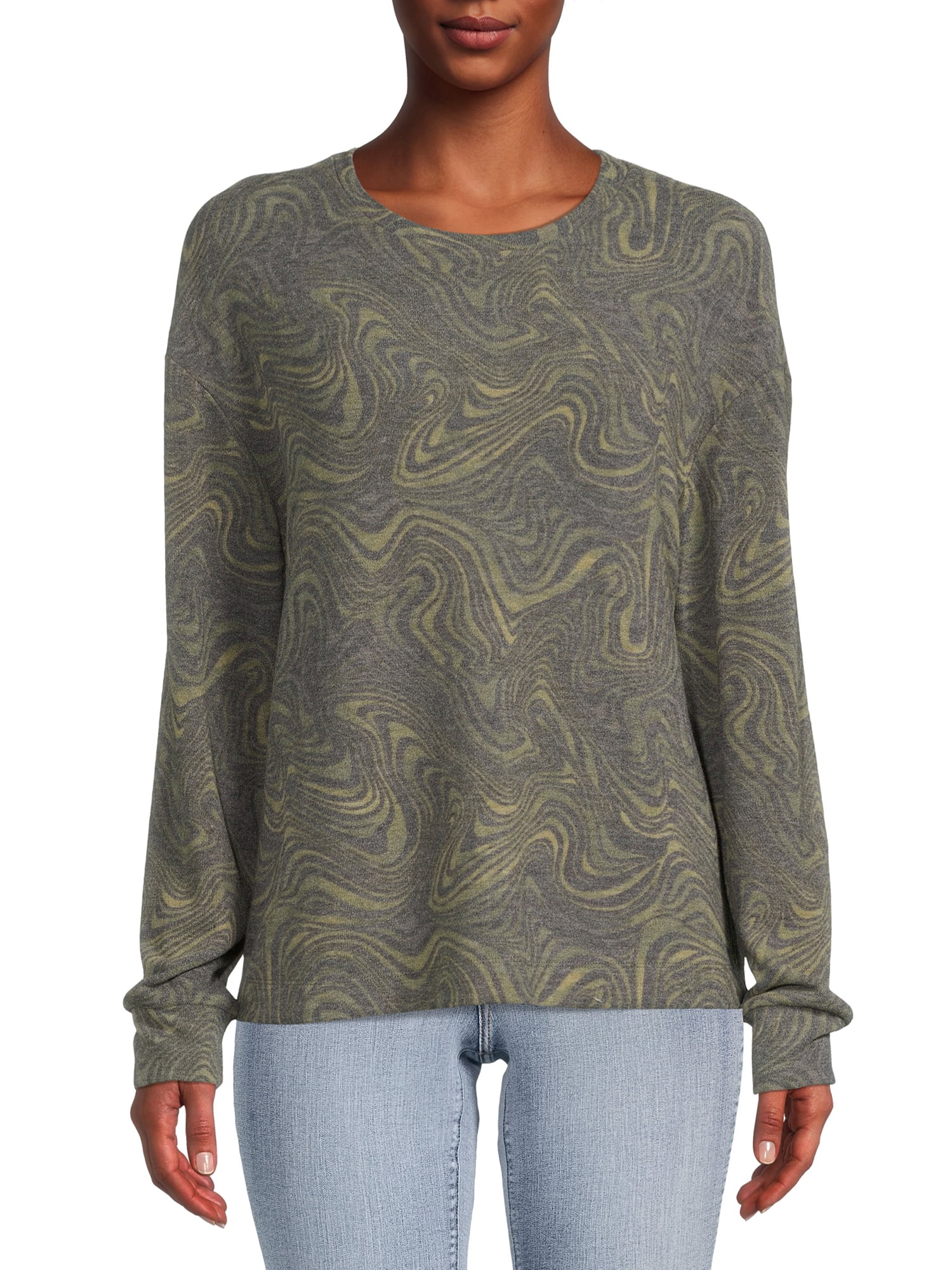 Time And Tru Women's Hacci Top - Walmart.com