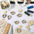 20Pcs Mini Embroidery Hoops Round Wooden Small Tiny Stitch Hoops ...