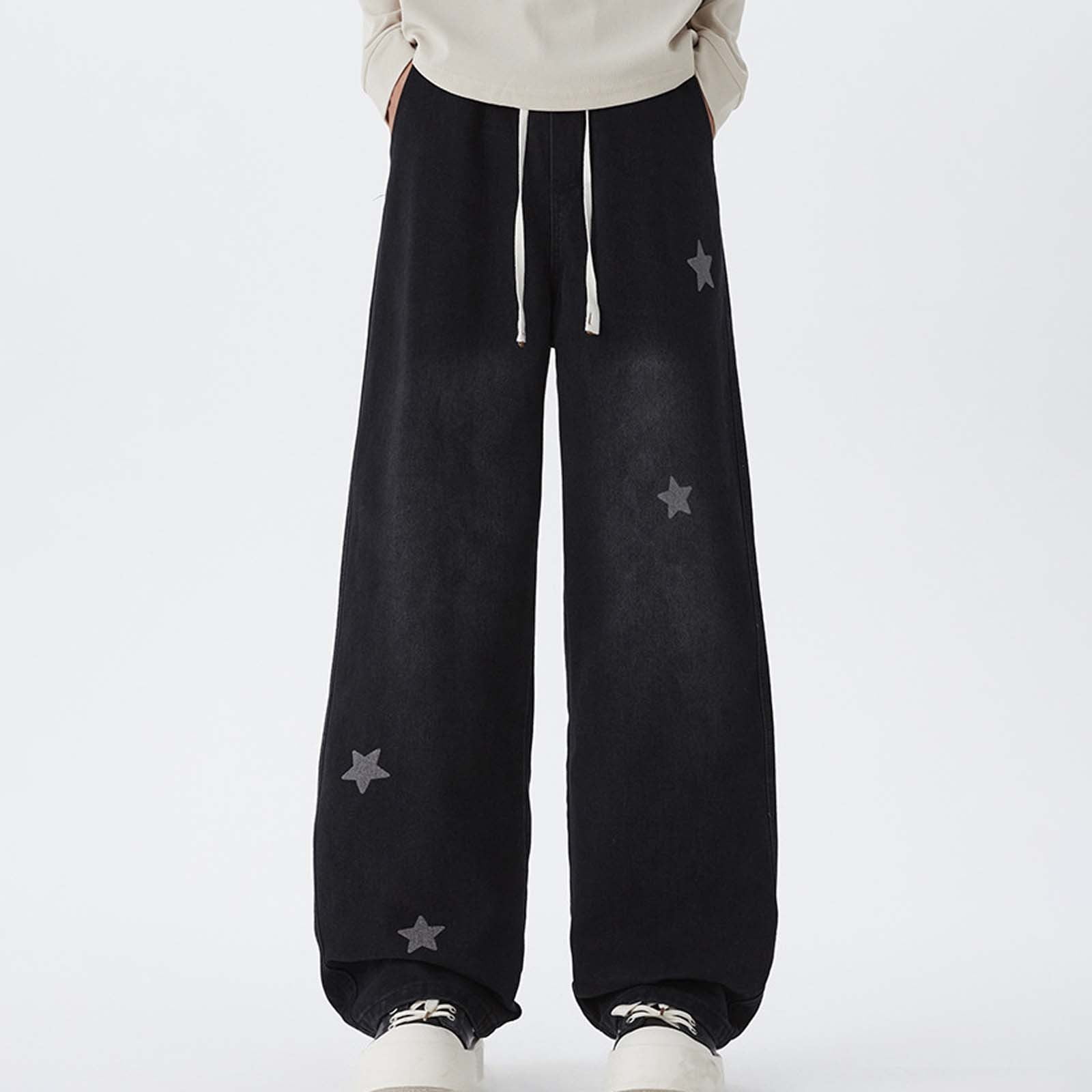 Click here for Wanpidan Mens Jeans Loose Fit Street Style Straigh... prices