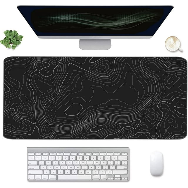Topographic Mouse Pad, Extended Gaming Mouse Pad(35.4x15.7 in ...