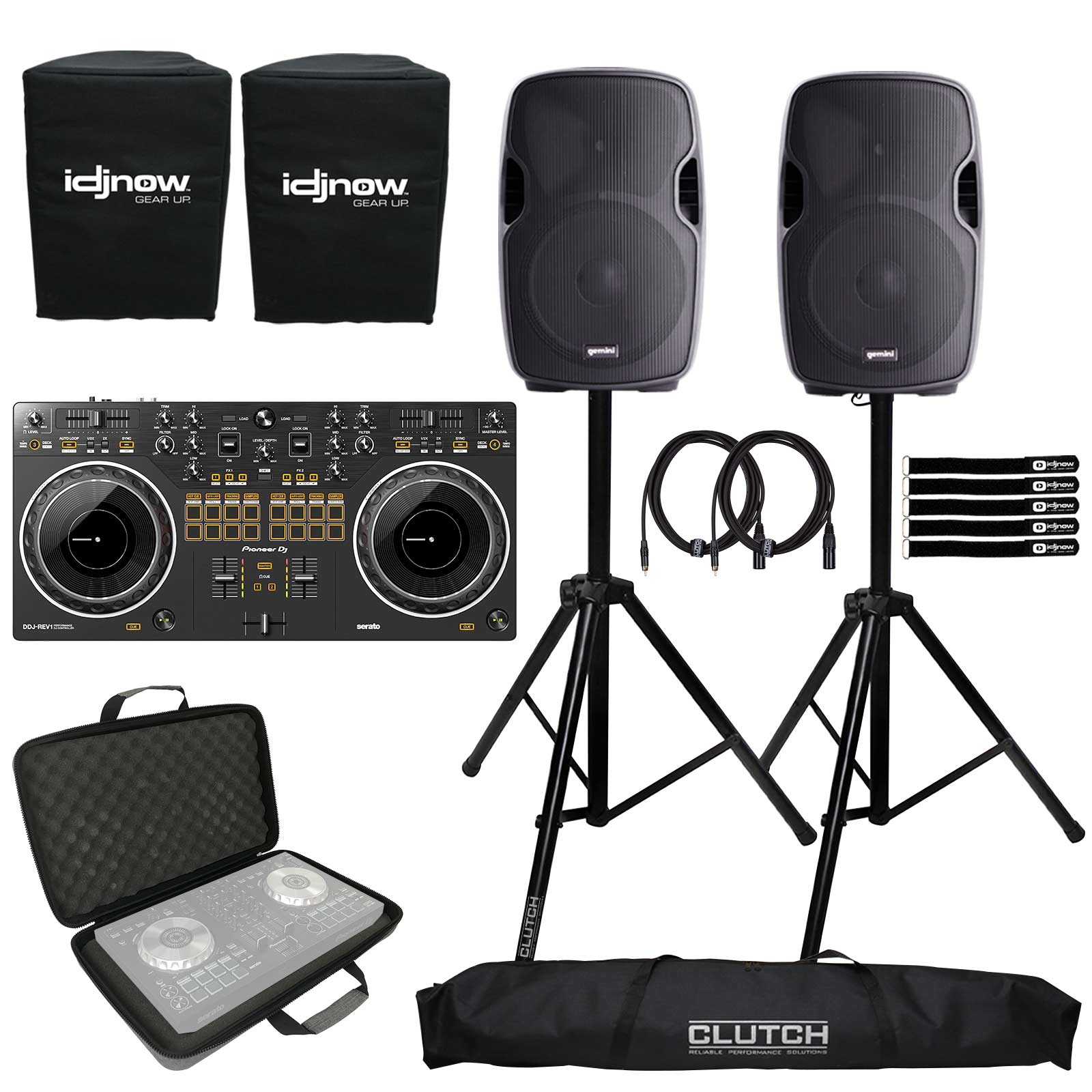 Pioneer DJ DDJ-REV1 Scratch Style 2-Channel DJ Controller with Gemini ...