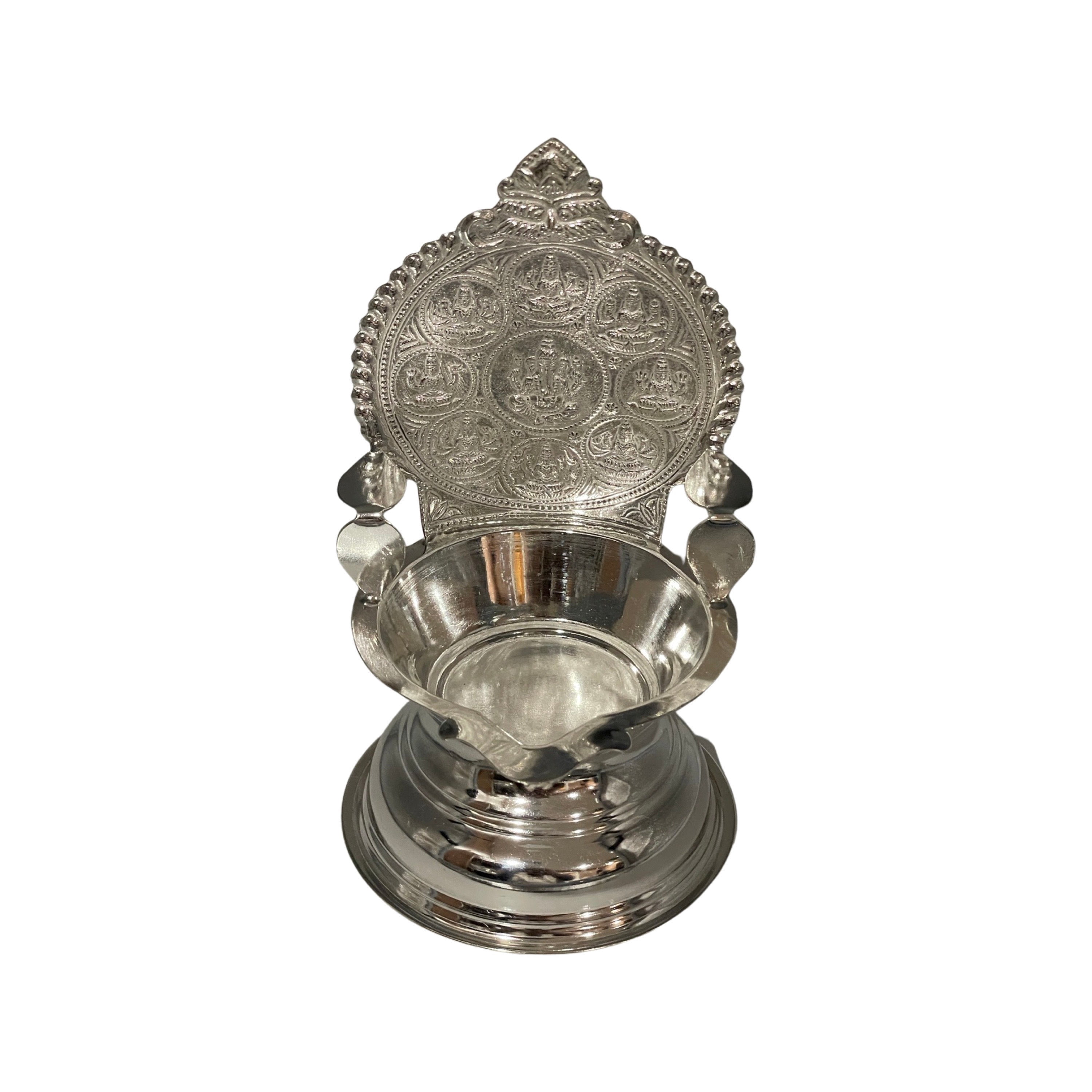 925 Sterling Silver Hallmarked Ashta Lakshmi / Ashta Kamakshi Deepak ...
