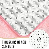 Dwelke Ultra Fluffy Rug Indoor Plush Soft Carpet for Living Room Anti ...