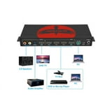 Monoprice Blackbird 4K60 Multiviewer Seamless UHD Video Switcher for ...