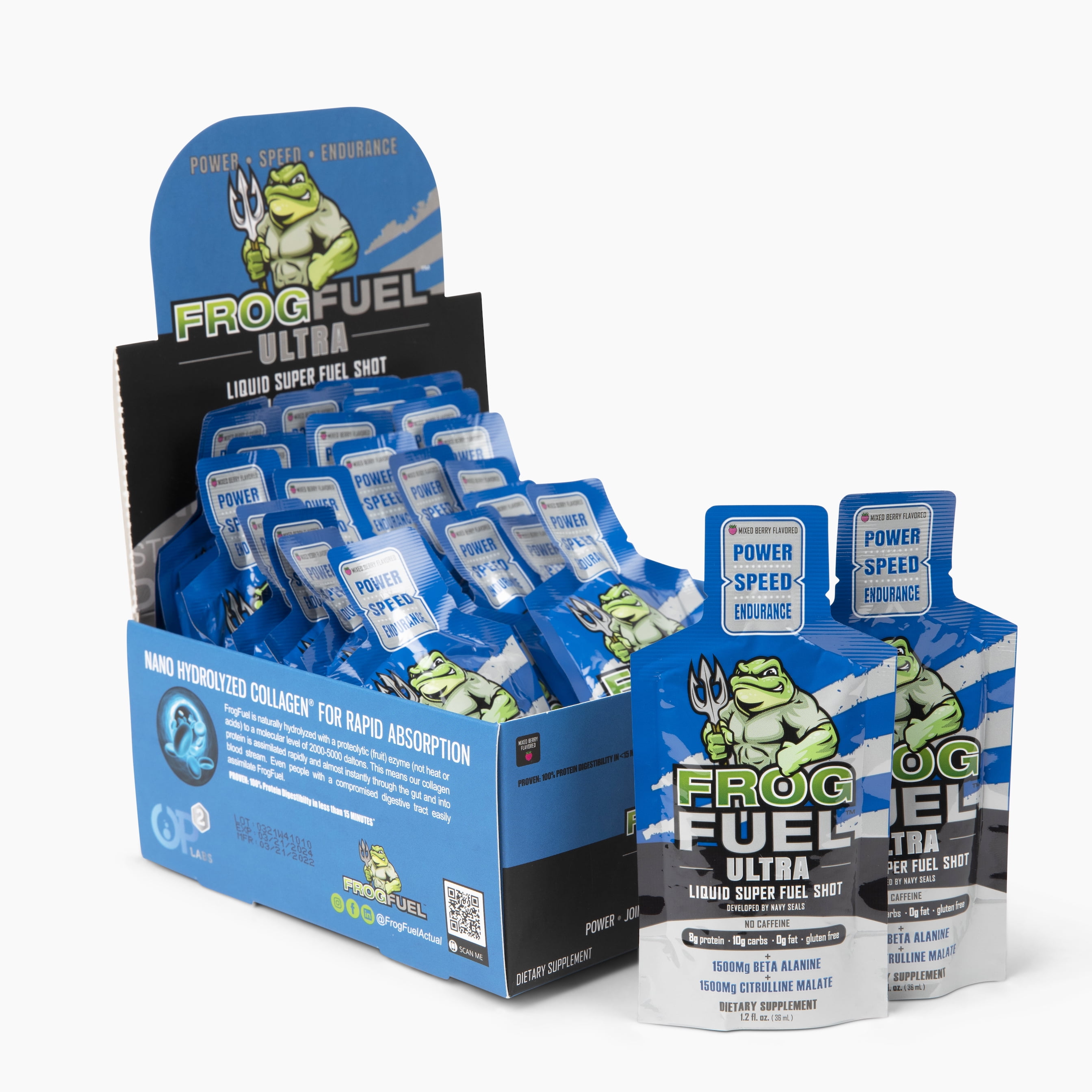 Frog Fuel Ultra - 24 Pack - Mixed Berry - Walmart.com