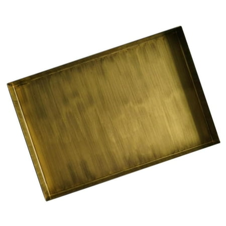 Luzkey Serving Tray Metal -Large Rectangle Rustic Tray - Great for ...