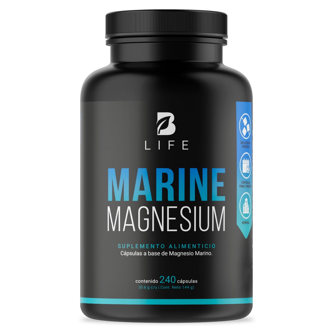 Magnesio Marino BLIFE 240 Cápsulas 100% Natural | Walmart en línea