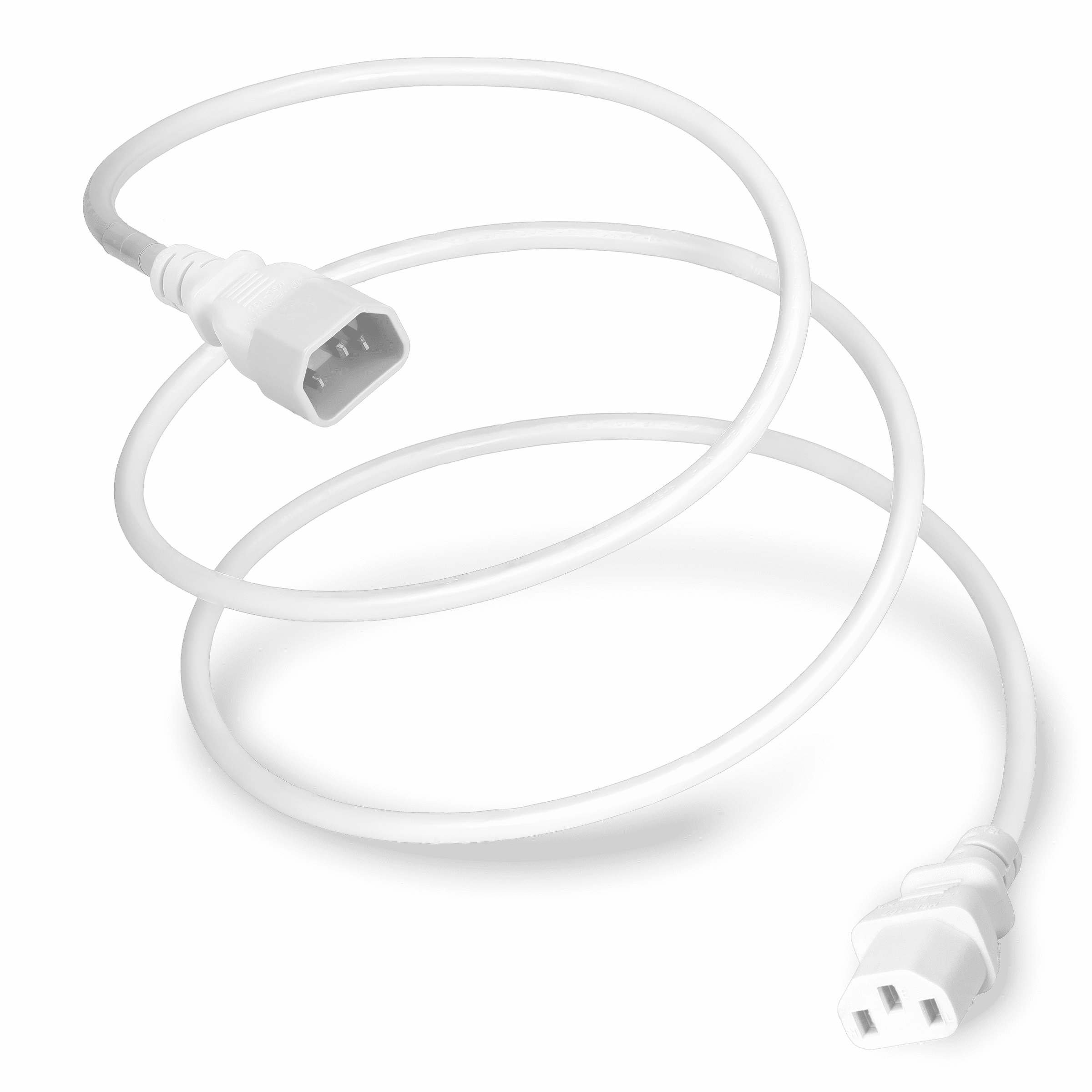 World Cord Sets 12 Foot IEC 60320 C14 to C13 PDU Style Light Duty 10 ...