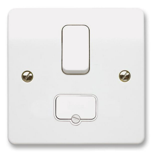 LOGIC PLUS - 13A 1 Gang Switched Fused Spur, Flush Mount - Walmart.com