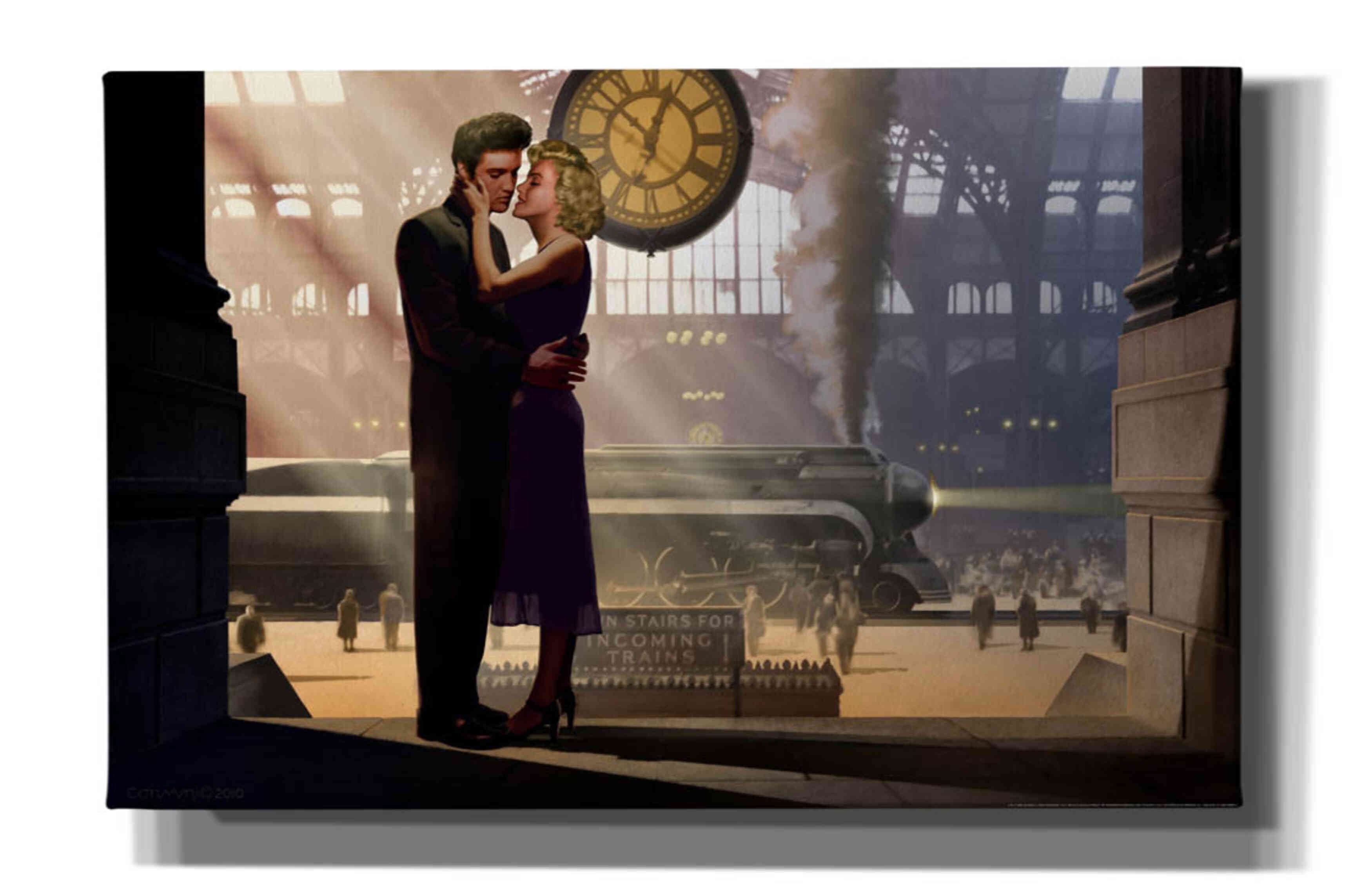 Epic Graffiti 'Love's Return' by Chris Consani, Canvas Wall Art, 40"x26 ...