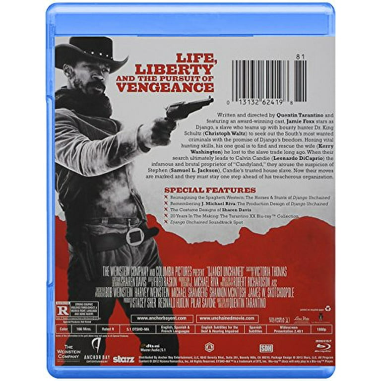 Django Unchained Blu Ray Cover