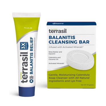Terrasil Balanitis Relief Soap, Calendula Infused Skin Care, Natural ...