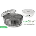 NutriChef Electric Countertop Food Dehydrator, Food Preserver - White ...