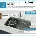 Ruvati RVH8300 Undermount 16 Gauge 32 in. Kitchen Sink Single Bowl ...