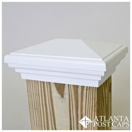 4x6 white pyramid post cap - Walmart.com