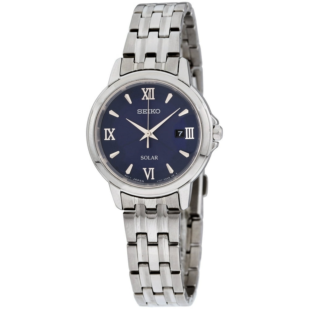 Seiko - Seiko Women's LADIES' Quartz Stainless Steel Dress Watch, Color ...