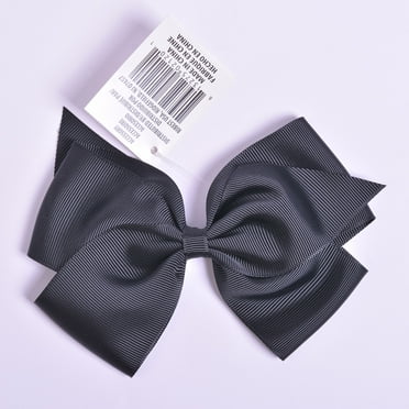 Offray Black Large Grosgrain Bow with Tails, 1 Each - Walmart.com