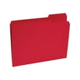 Staples Red File Folders, Letter Size, 1/3-Cut Tab, 100/Box Pack ...