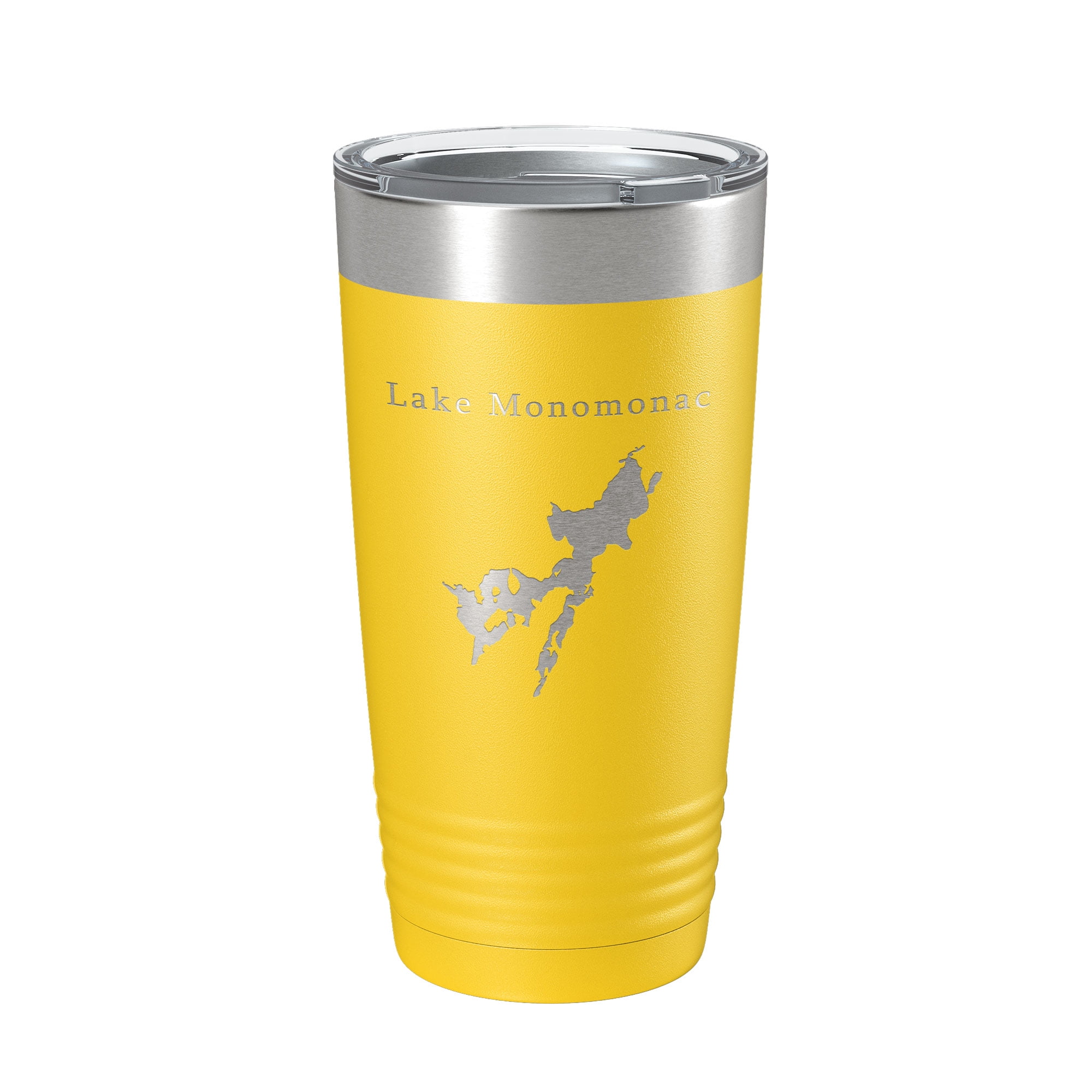 Lake Monomonac Map Tumbler Travel Mug Insulated Laser Engraved Coffee ...