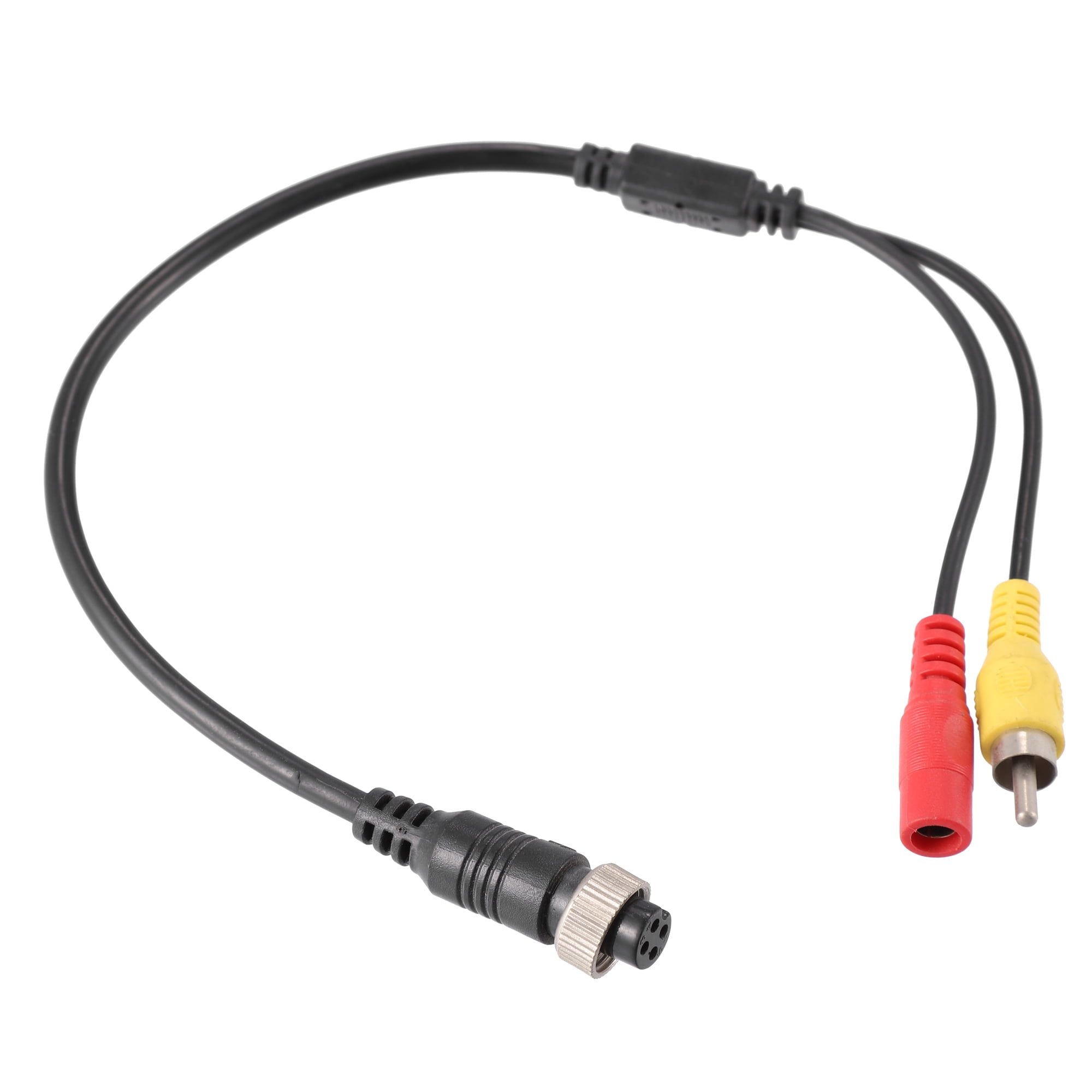 Unique Bargains 1pcs Car Camera Adapter 4 Pin to RCA Adapter M12 4-Pin ...
