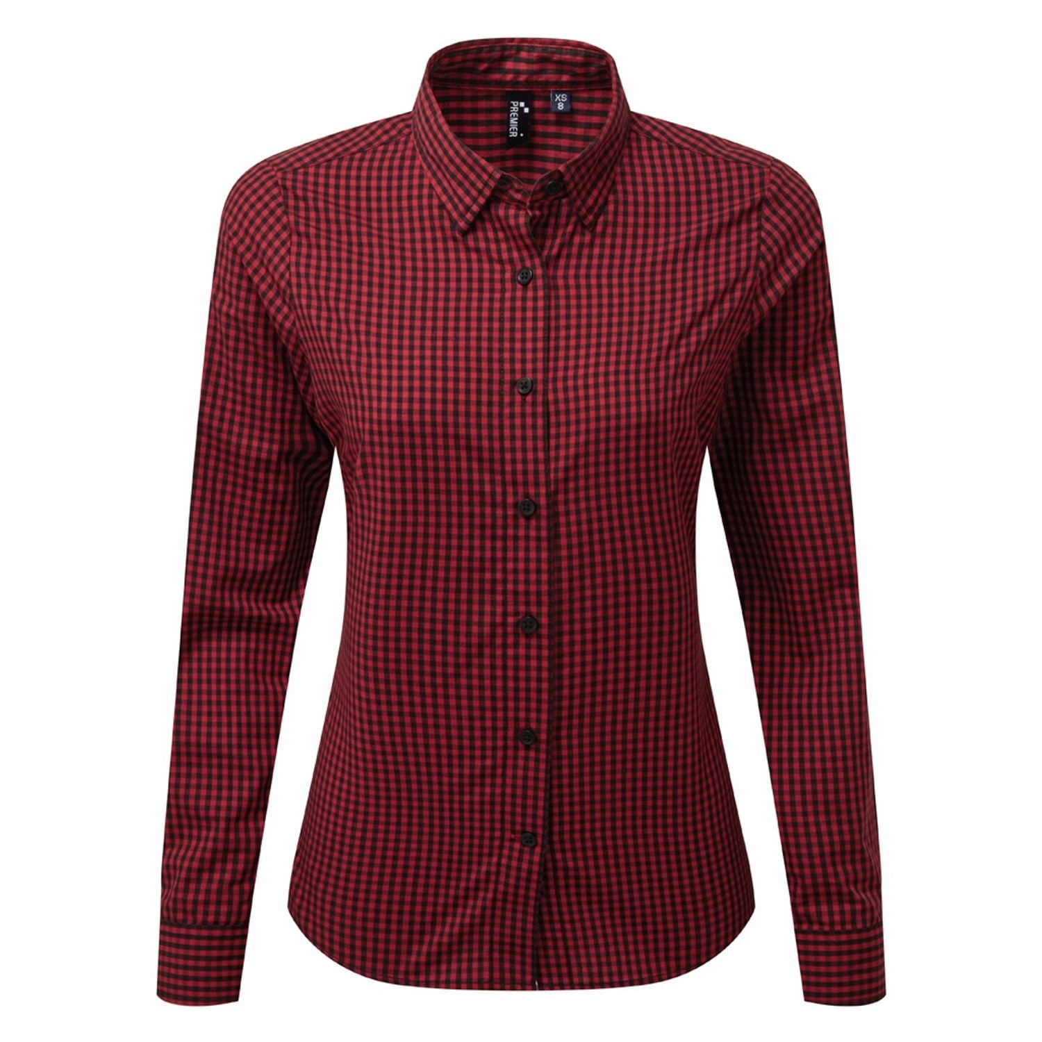 Click here for Premier Womens Maxton Check Long Sleeve Shirt M prices