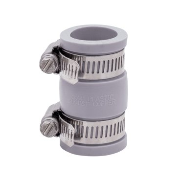 1 in. PVC Flexible Coupling with Stainless Steel clamps - Walmart.com
