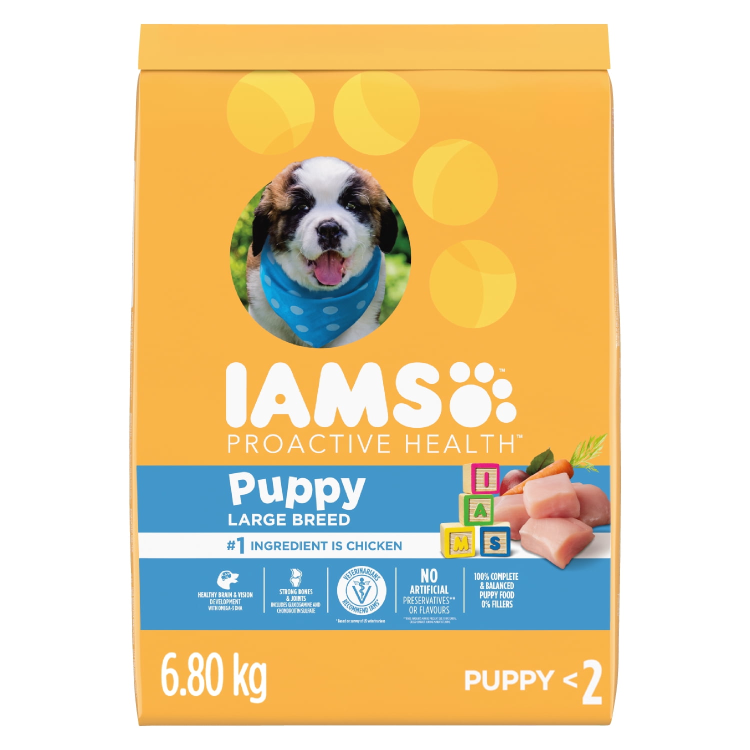 Click here for Iams Large Breed Puppy Chicken & Whole Grains Reci... prices