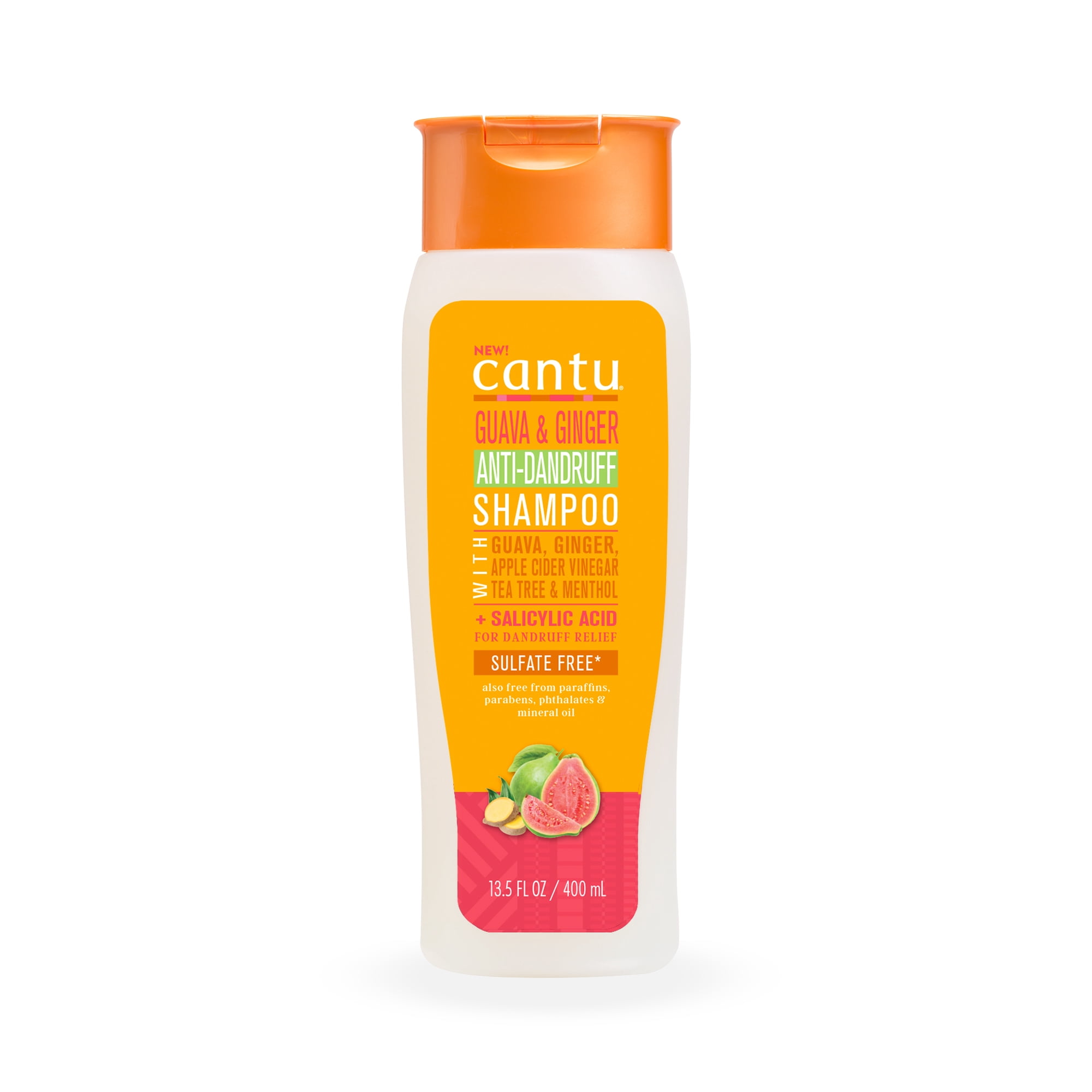 Cantu Anti-Dandruff Shampoo with Guava & Ginger, 13.5 fl oz - Walmart.com