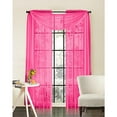 3 Piece Sheer Panel & Scarf Window Treatment Set | Decotex - Walmart.com