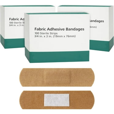 Inject-Safe Sterile White Round Injection Barrier Strip Bandages, 1.375 ...