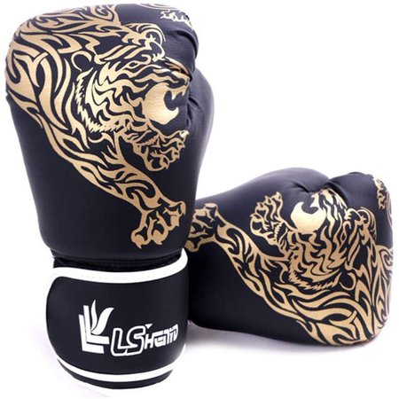 Boxing Gloves Fight Glove for Punch Bag, Sanda Boxing Training Gloves ...