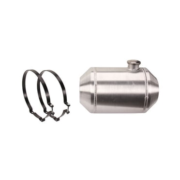 JEGS 15043 Compact Billet Aluminum In-Line Fuel Filter 3/8 in. Male ...