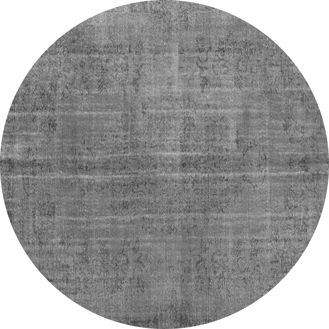 Ahgly Company Indoor Round Persian Gray Traditional Area Rugs, 5' Round ...