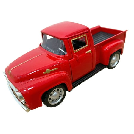 relayinert Red Truck Toy Exquisite Realistic Small Size Model ...