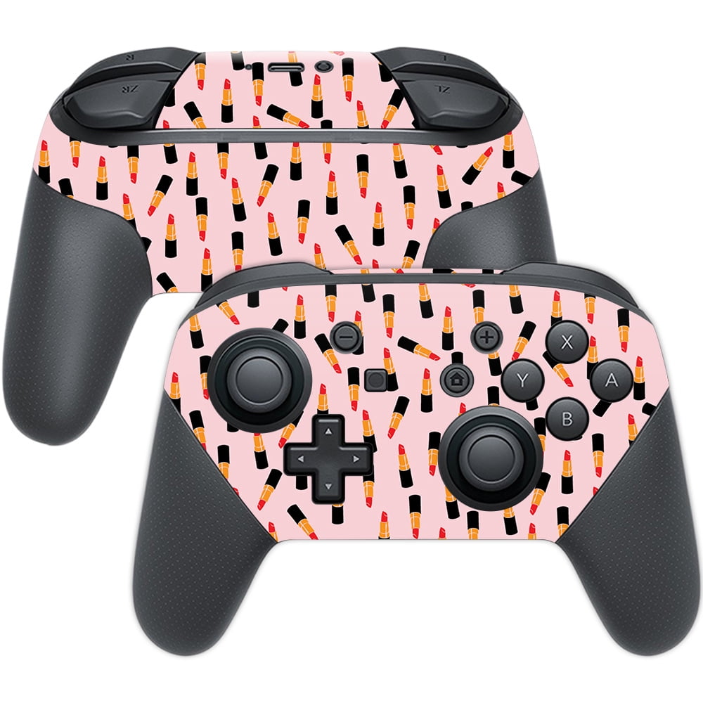 Skin Decal Wrap Compatible With Nintendo Switch Pro Controller Lipstick ...