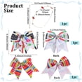 1 Set Alloy Rhinestone Hair Bands with Cloth Hair Clips Bowknot Light ...