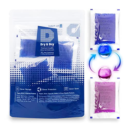 Click here for Dry & Dry 5 Gram [40 Packets] Blue Indicating Sili... prices