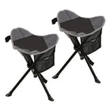 REDCAMP Camping Stool Folding 220lb 17-inch Tall Lightweight 3 Legged ...