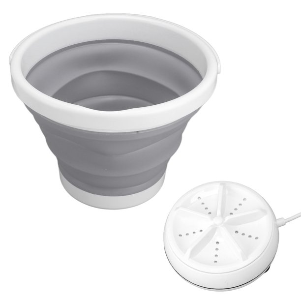 Foldable Washer, 5L Vibration USB Washing Machine For Home, Camping ...