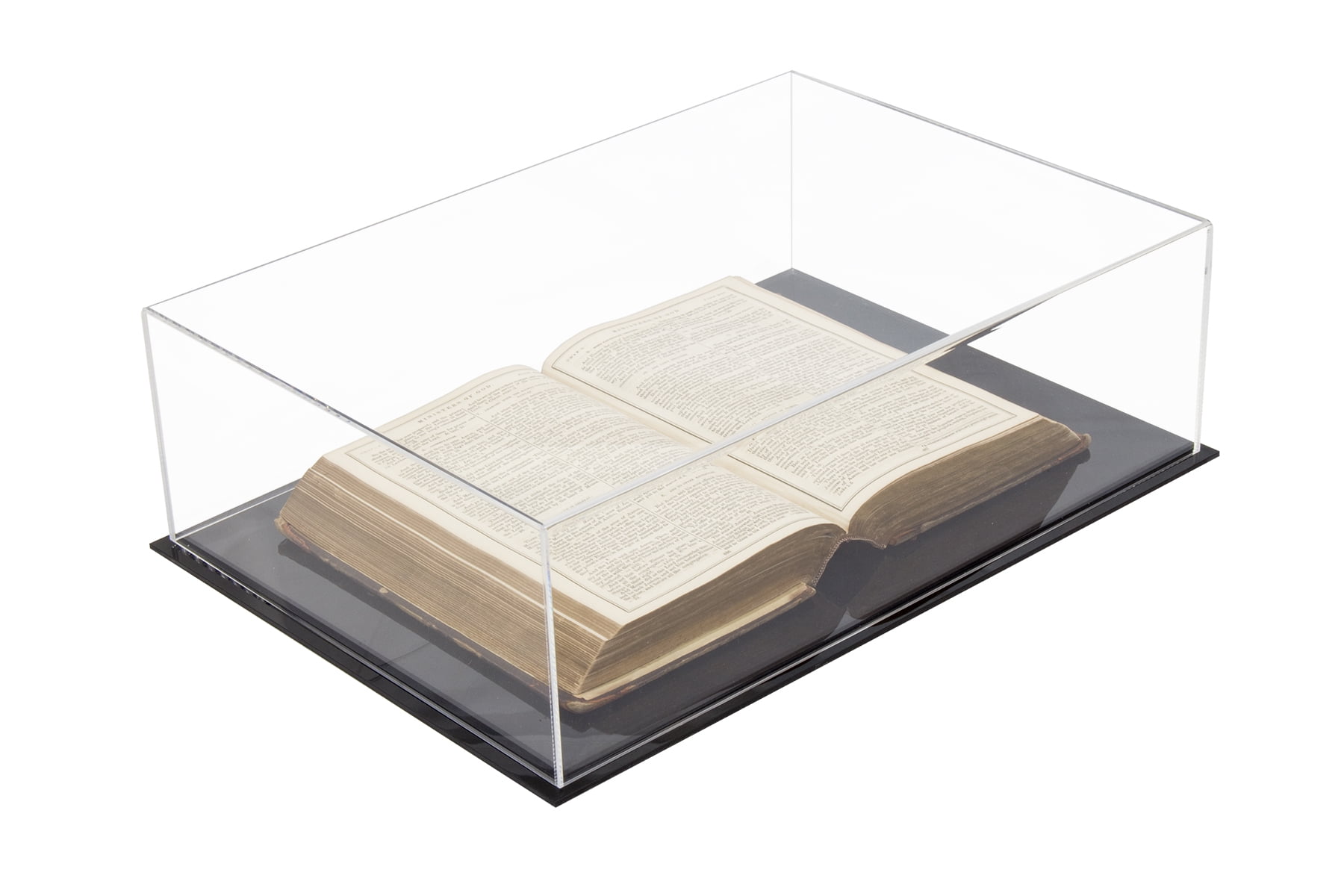 Deluxe Clear Acrylic Large Book Display Case (A071-BDS) - Walmart.com