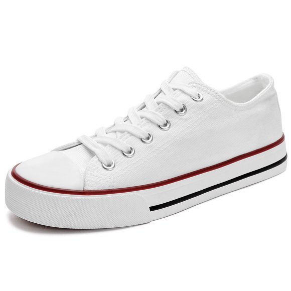 White Canvas Shoes